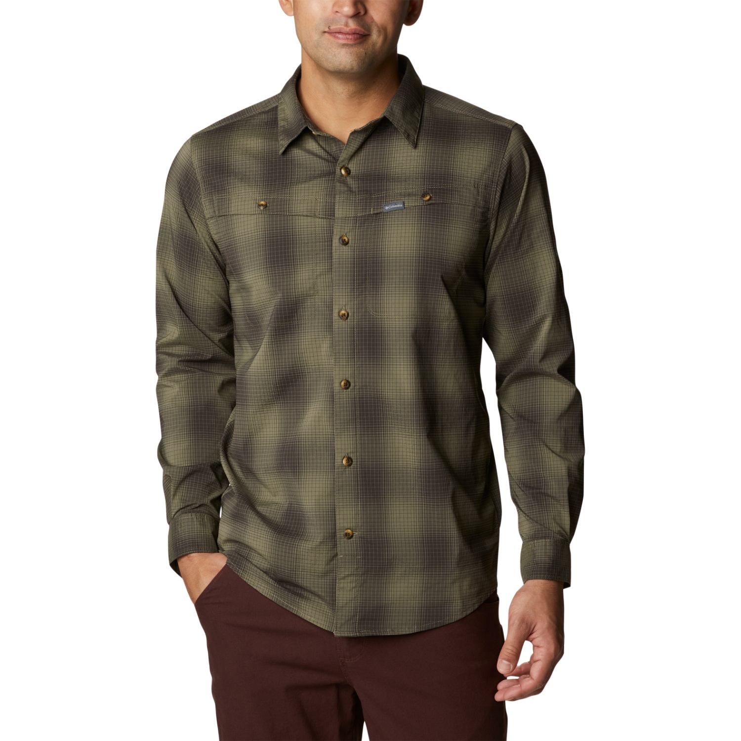 Men's Newton Ridge II Plaid Long Sleeve
