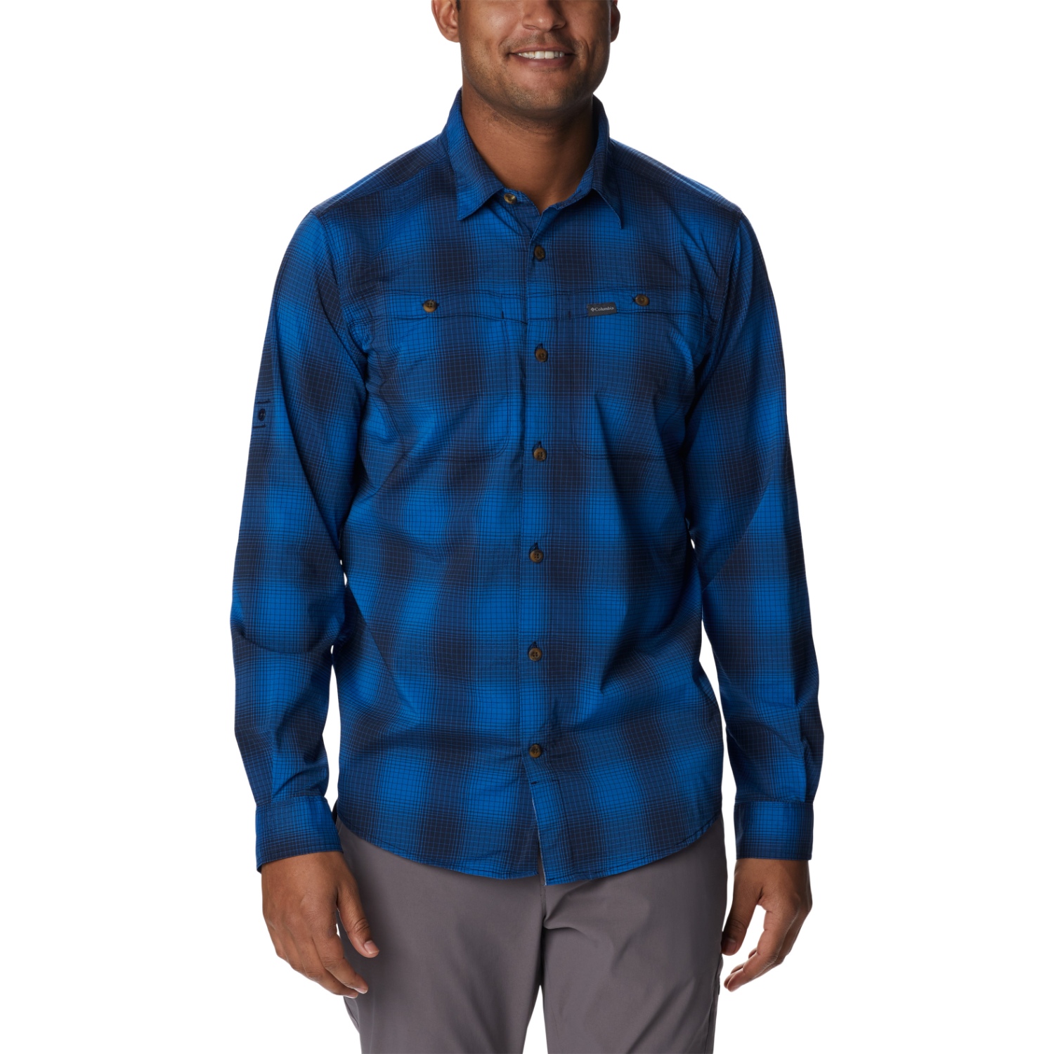 Men's Newton Ridge II Plaid Long Sleeve